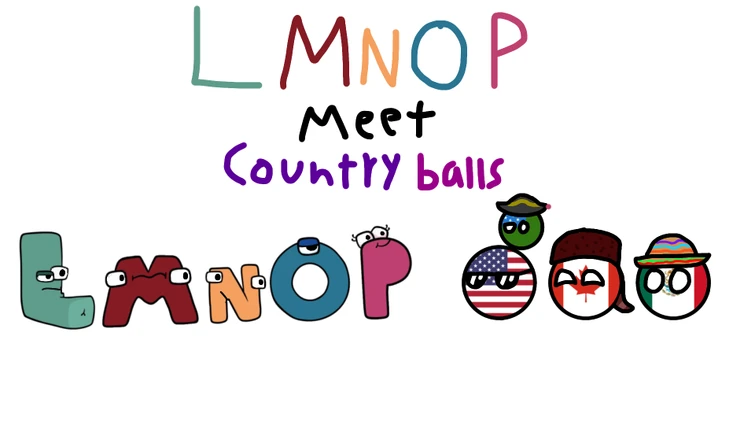 My Sister likes Alphabet Lore and Countryballs and she made this and send it to me | Fandom