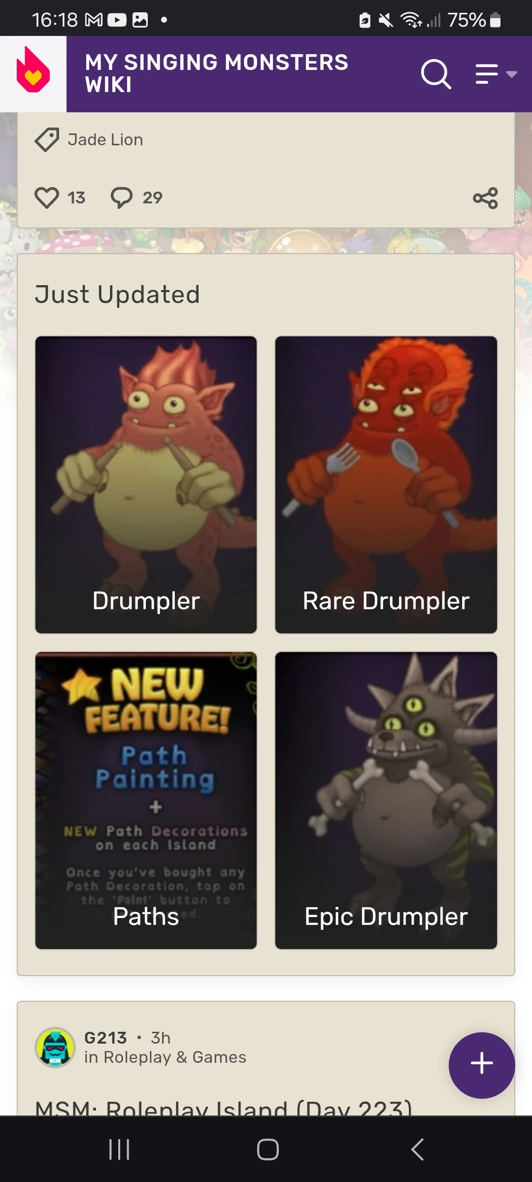 A lot of Drumpler-related stuff, huh... | Fandom