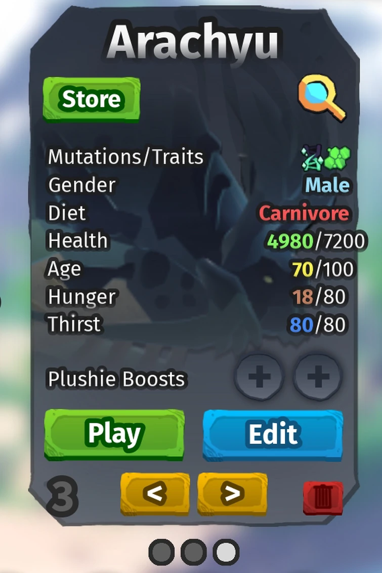 does anyone have a screenshot of a glowtail arachyu slot? | Fandom