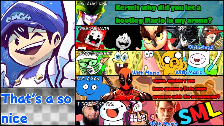 Smg4 Matchup Tier List | Fandom
