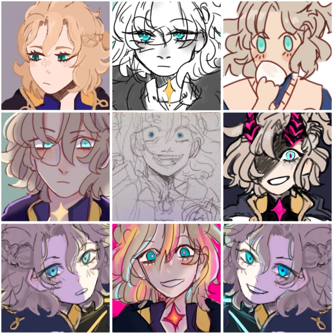 did some collages of my art | Fandom