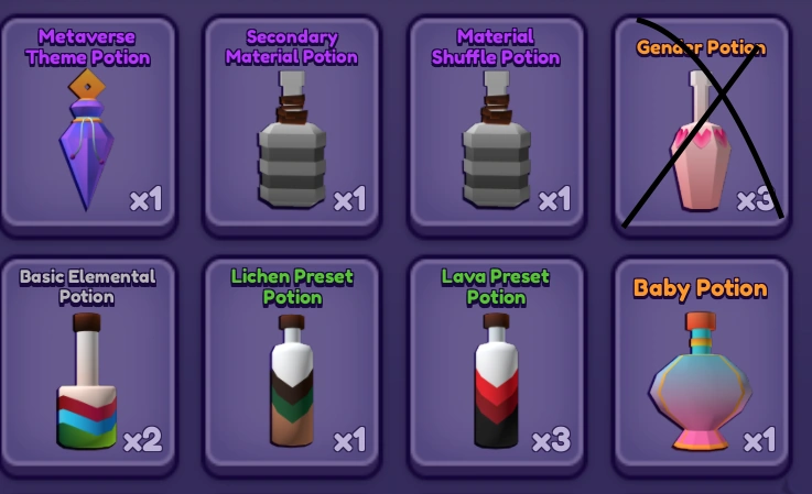 LF: tert or sec color pots and color shuffles | Fandom