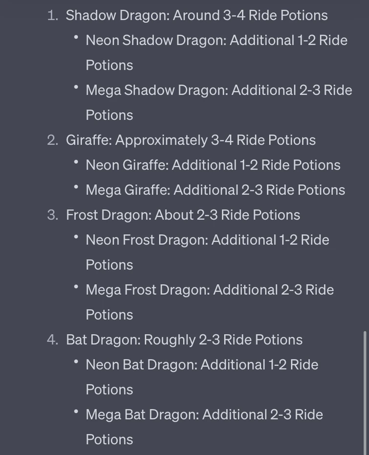 asked ai to make a value list | Fandom