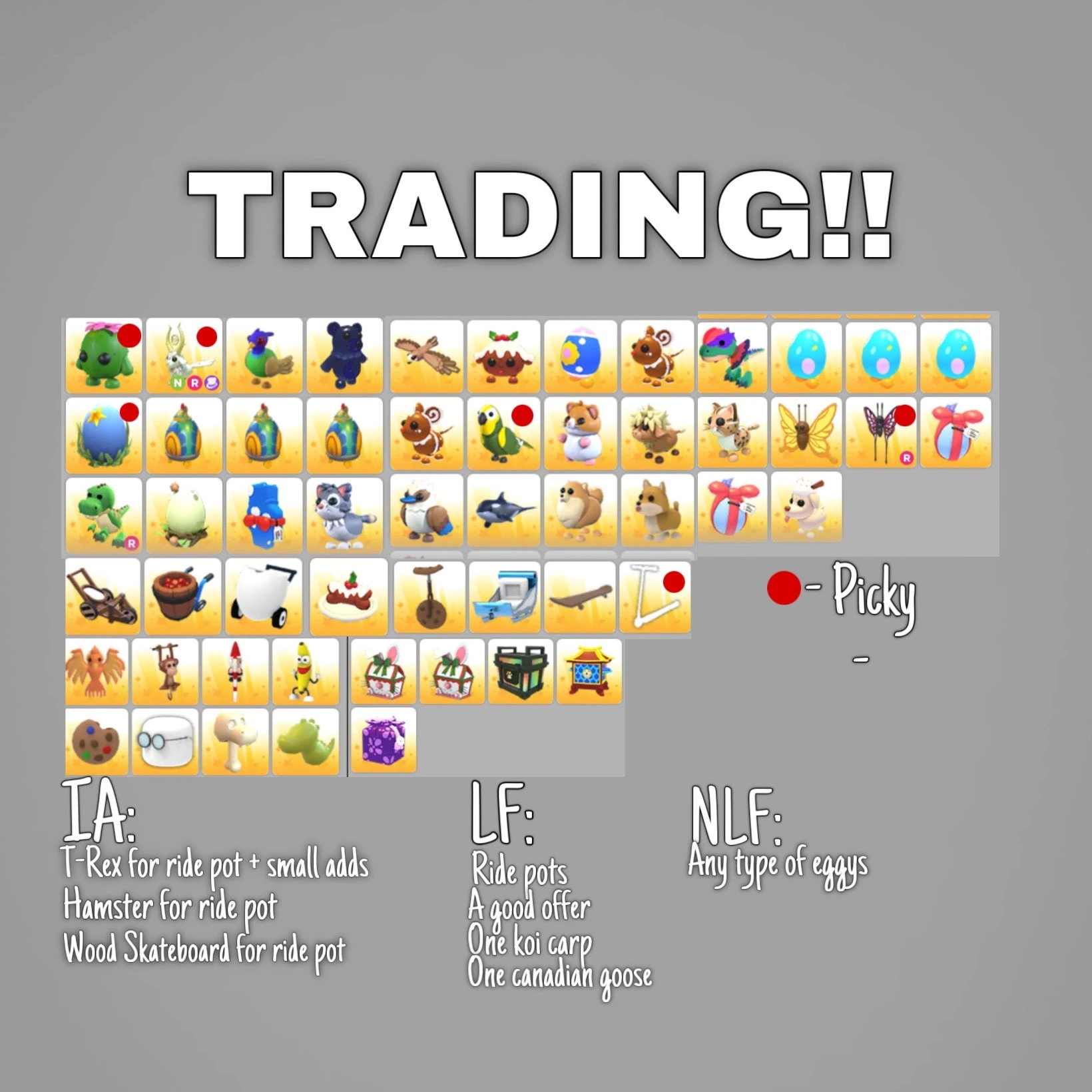 TRADING!! (pets and other things) | Fandom