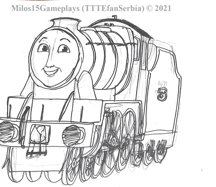 Thomas Coloring Pages Henry