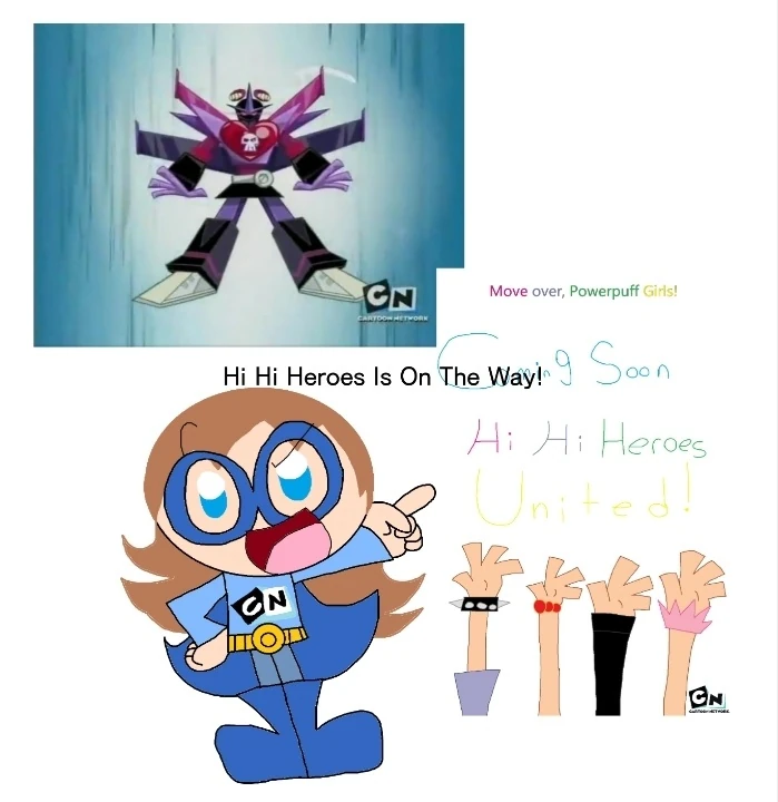 2004 Cartoon Network (Spacejamstr's Version) Loves Hi Hi Heroes United ...