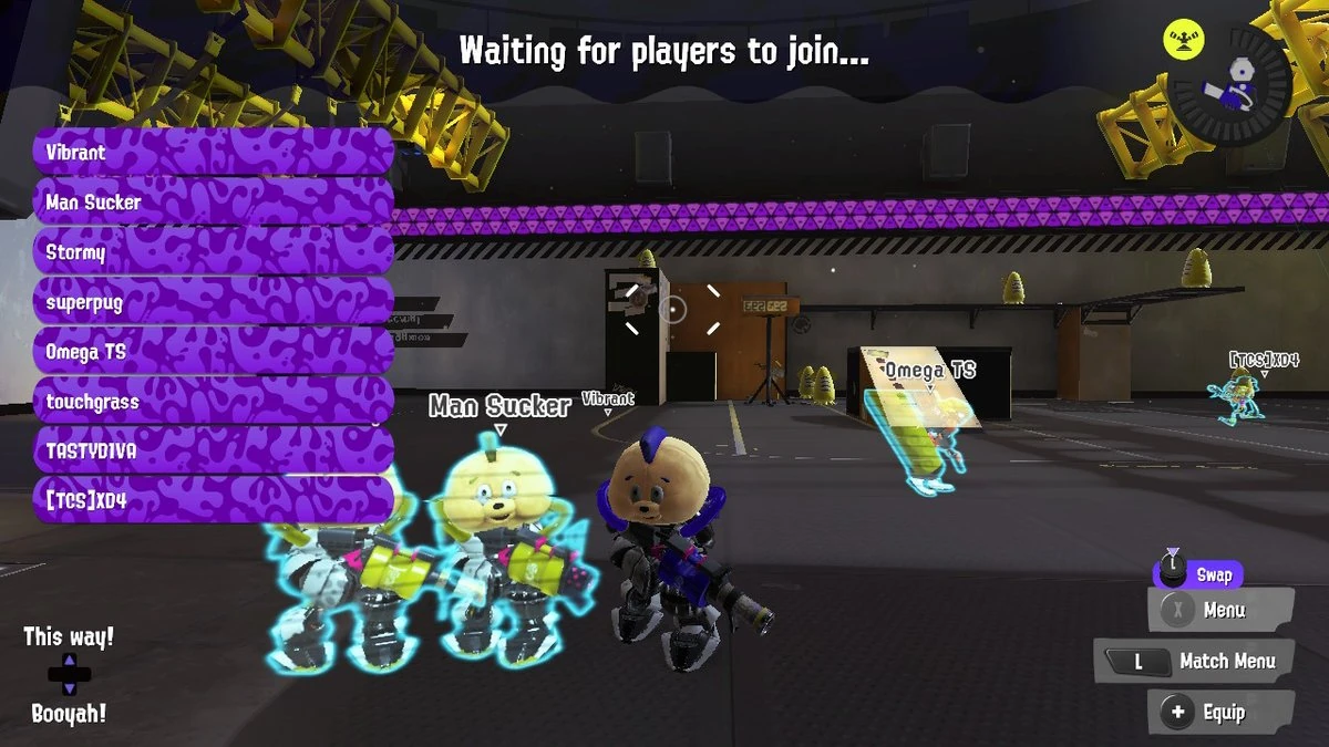 some cool screenshots i took while raiding streamers’ splatoon 3 ...