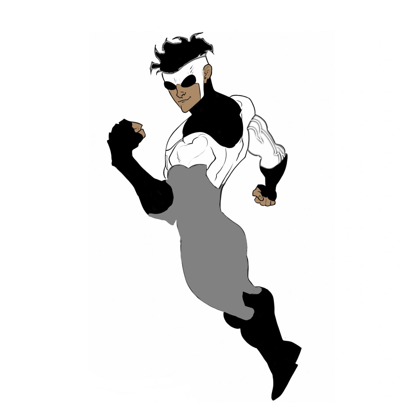 Custom invincible costume: Negative Invincible (I’m not an artist) | Fandom