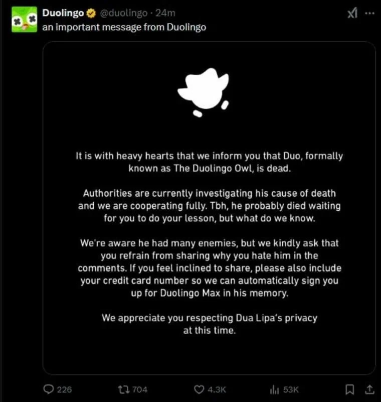 BREAKING: DUOLINGO IS DEAD | Fandom