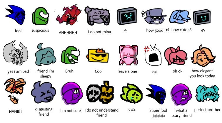 if fnf icons are emojis | Fandom
