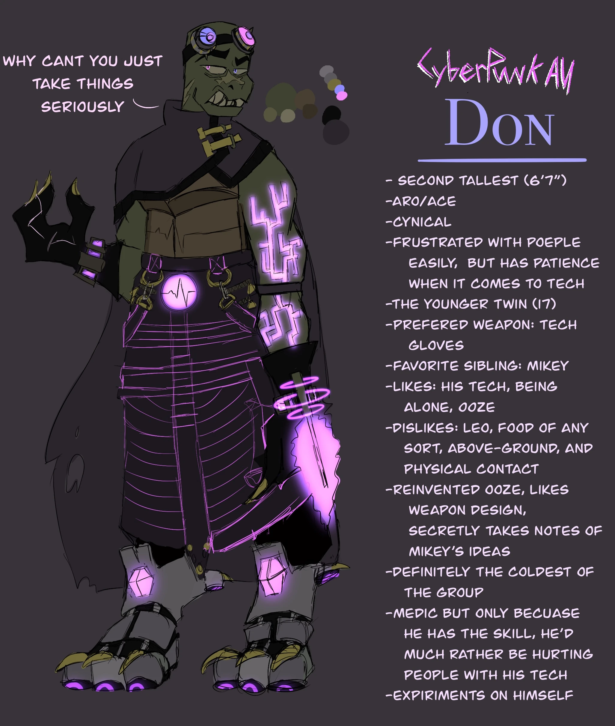 Don-Tron///Cyberpunk TMNT AU | Fandom
