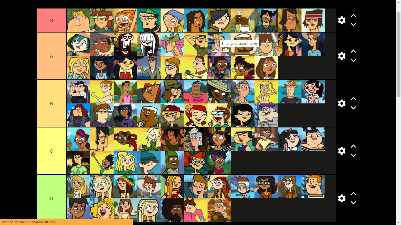 My TD Characters Ranking (Ignore the tiers, that's just how I put them ...