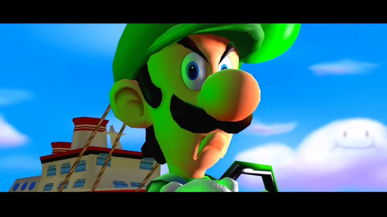 REMASTERED64: Stupid Mario Kart but I remade the Luigi Death Stare ...