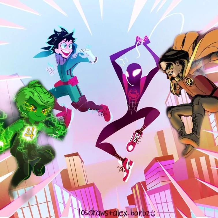 Okay so deku will see spiderman Lloyd robin okay that’s lit | Fandom