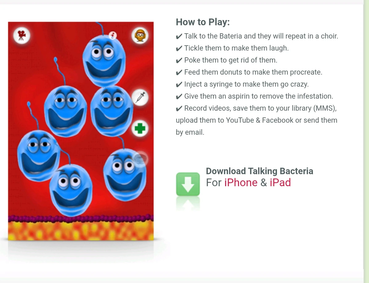 Talking Bacteria John Android Version | Fandom