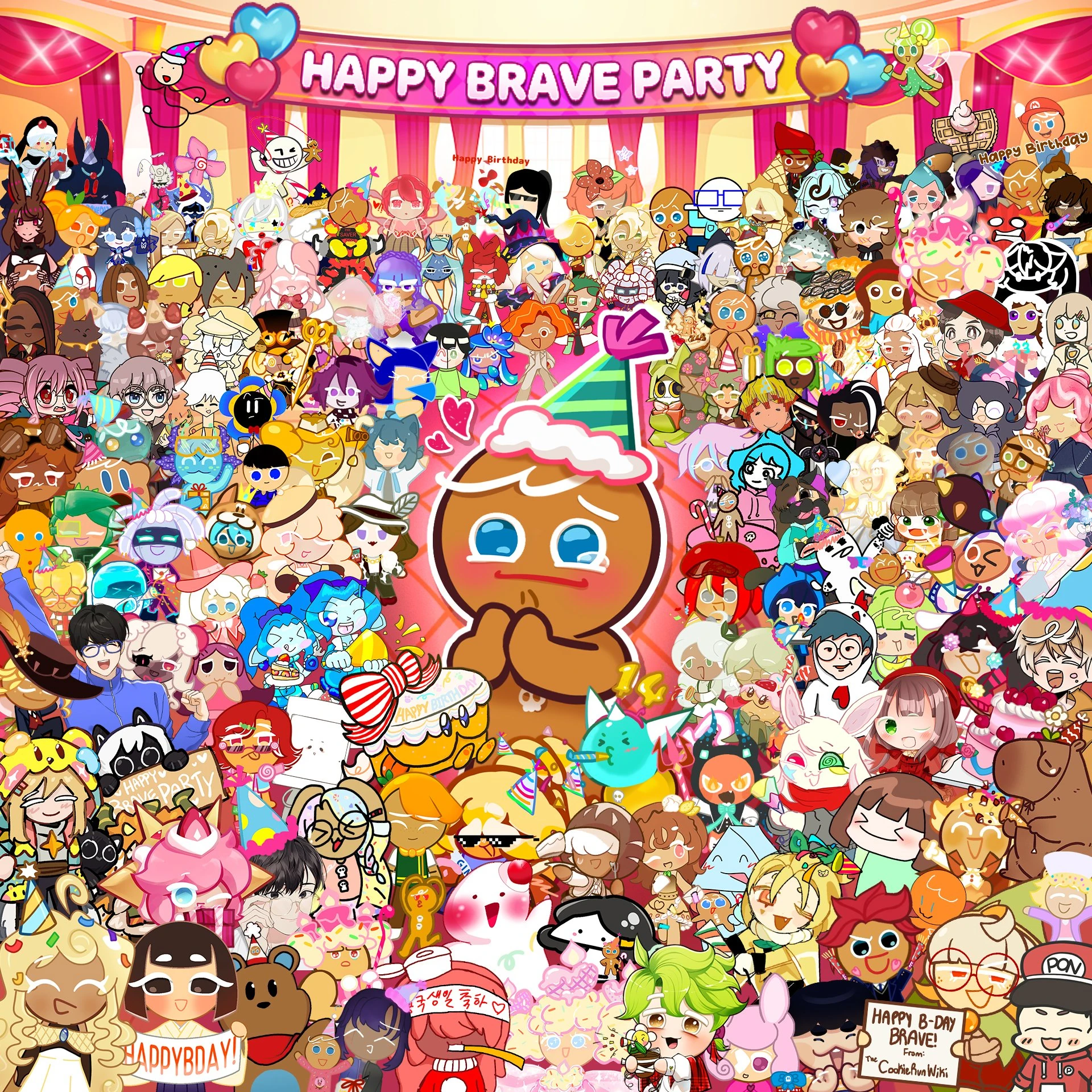 fan is in this image, done by the official @gingerbrave_dev account on ...