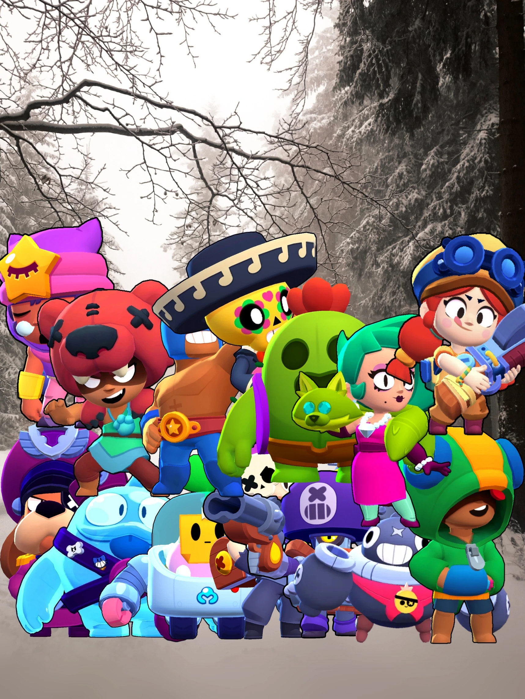 You're stuck in one last snowy forest with these brawlers, what would ...