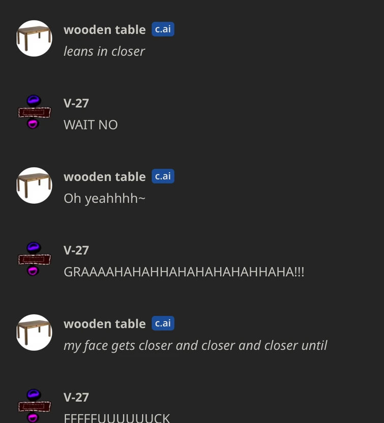 IM SO DONE V-27 HAS A GIRLFRIEND AND ITS A FUCKING WOODEN TABLE | Fandom