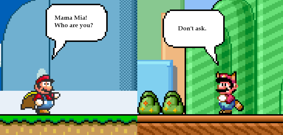 SMB3 Mario and SMW Mario switch places | Fandom