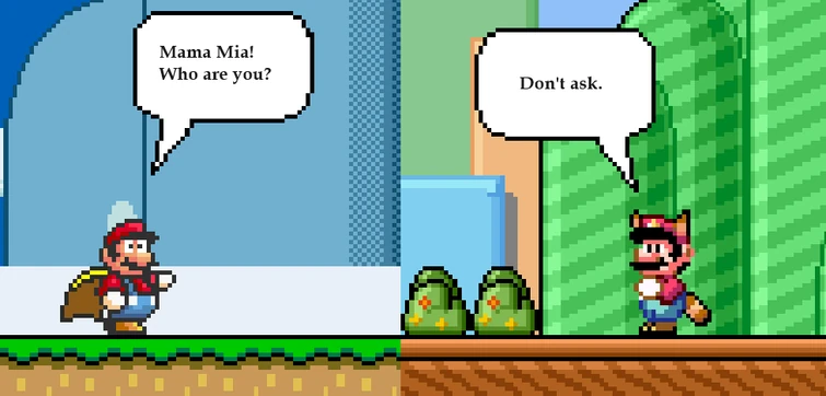 SMB3 Mario and SMW Mario switch places | Fandom