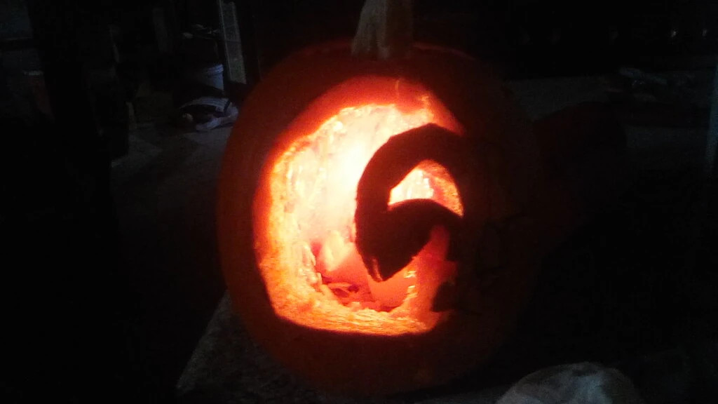 I made Old Eclipse into a pumpkin! (If you look closely you can see the ...