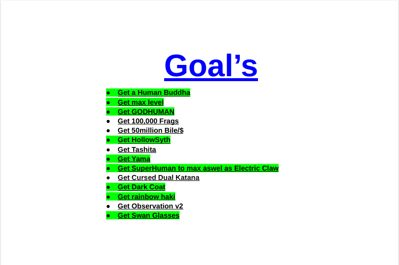 My Goal | Fandom