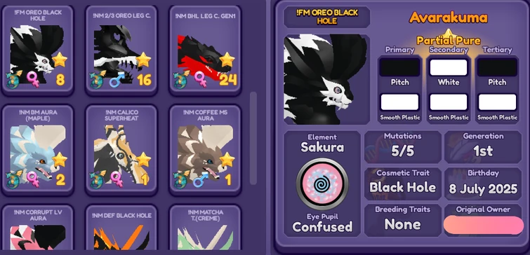 TRADING/SELLING (INV AUCTION!) THEMED SS/DEVS! ALSO LF SHADOW LUNA! | Fandom