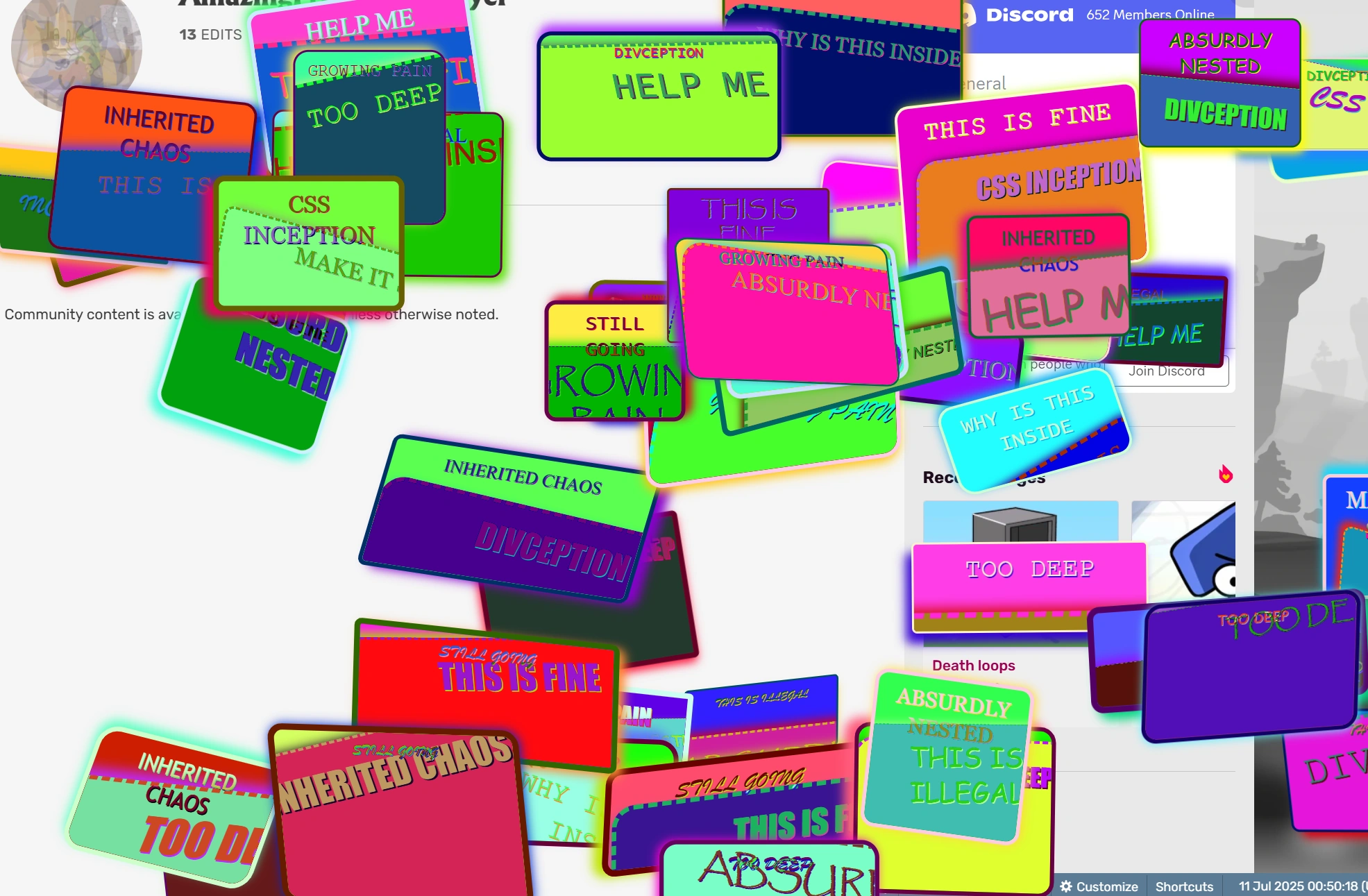 this is user page abuse... | Fandom