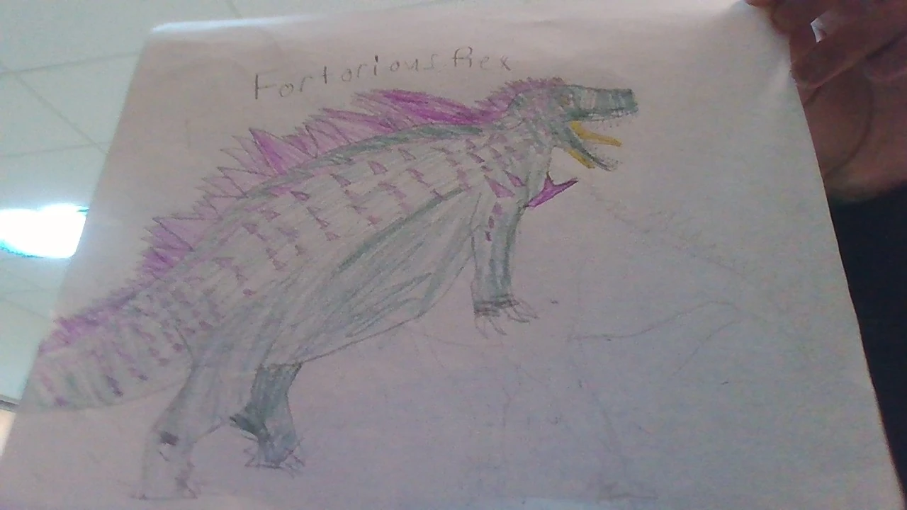 so, I've finally finished my drawing of the fan-made Gojira species I ...