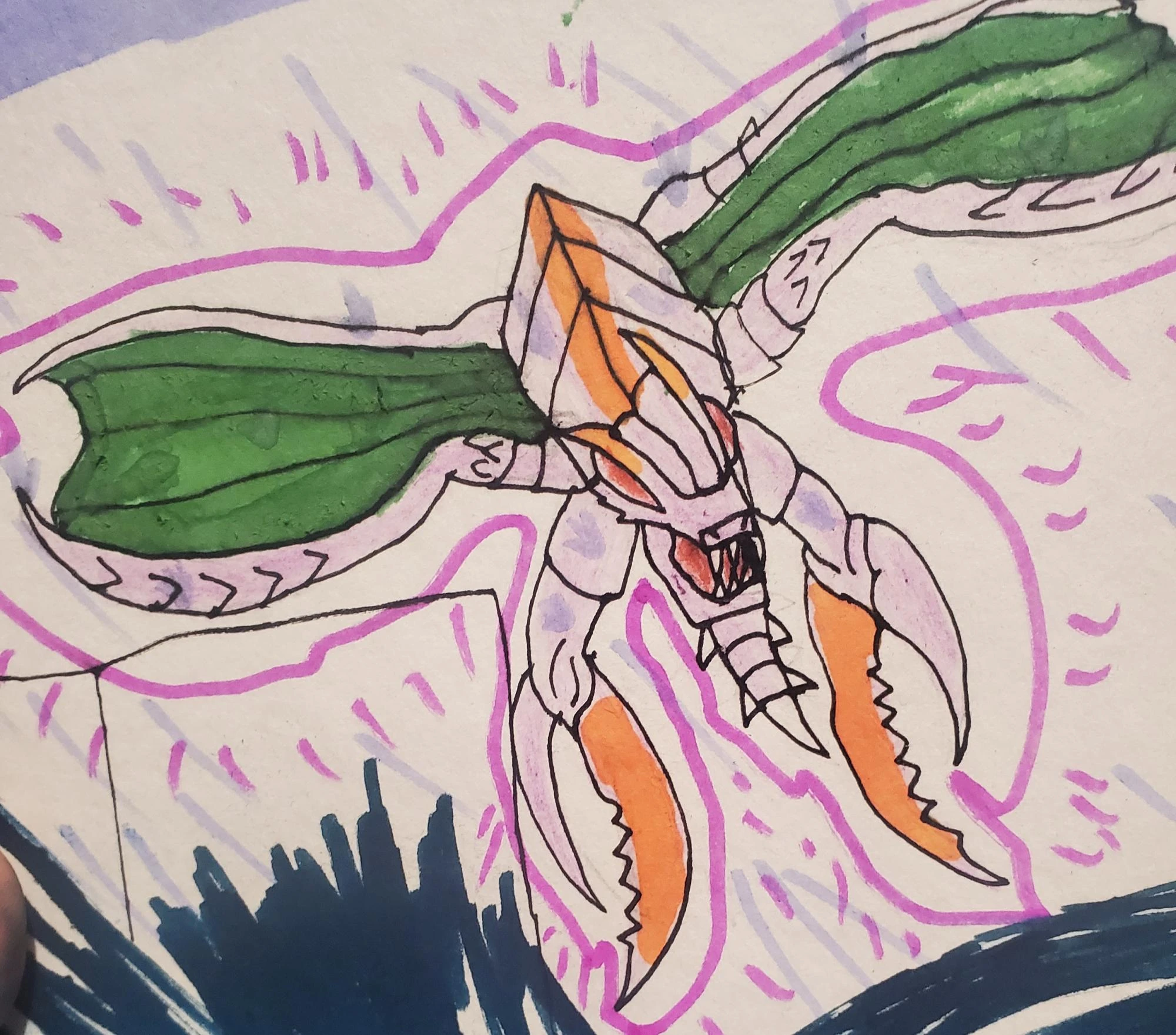 Megaguirus in the monsterverse concept art. | Fandom