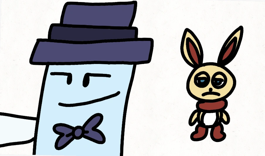 Glubbie takes a picture with embit | Fandom