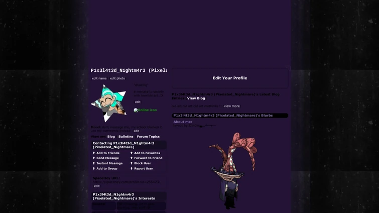 me when i change my spacehey profile for the 10000th time :3 | Fandom