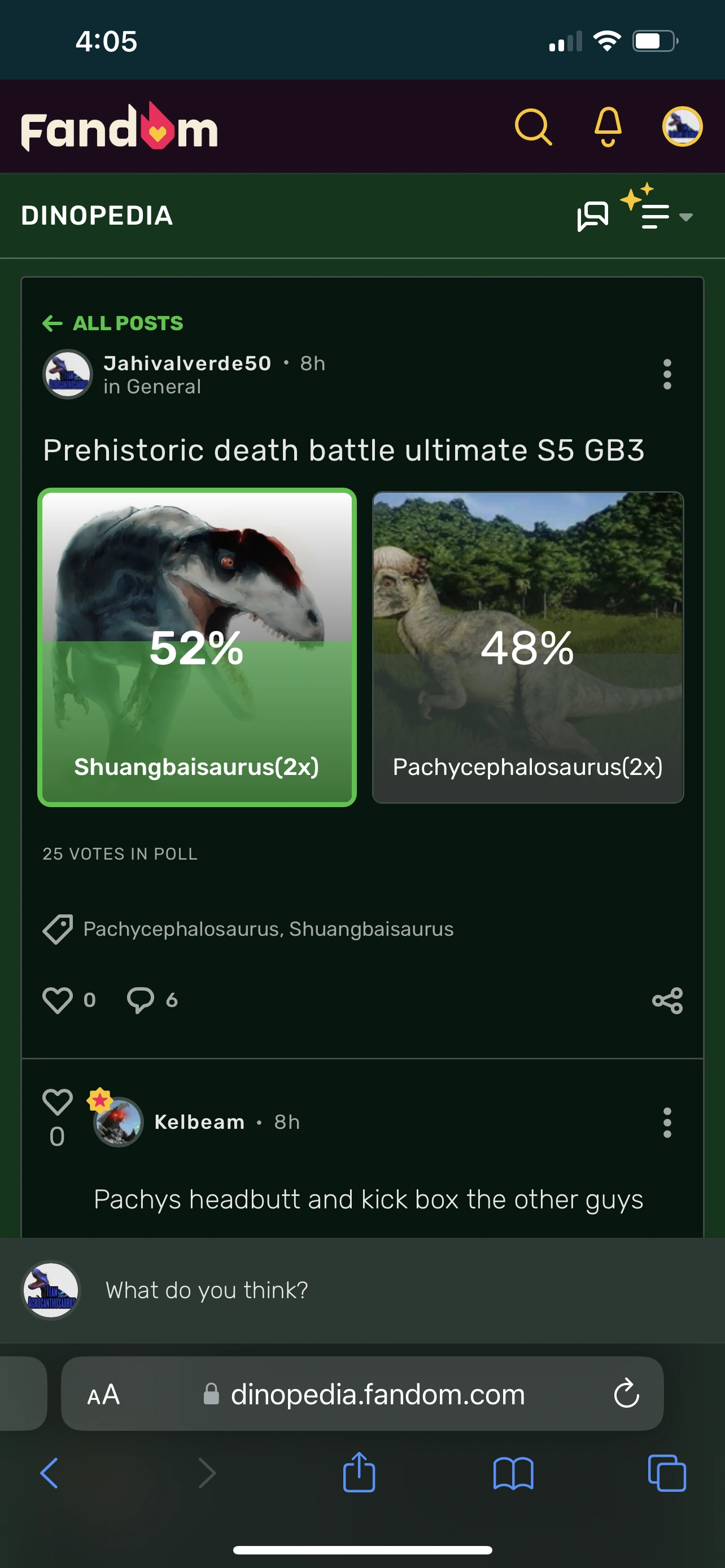 Prehistoric death battle ultimate championship season 1 GB3:2x ...