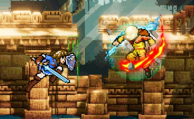 Hero of the Wild Link vs Aang Sprite Aang | Fandom