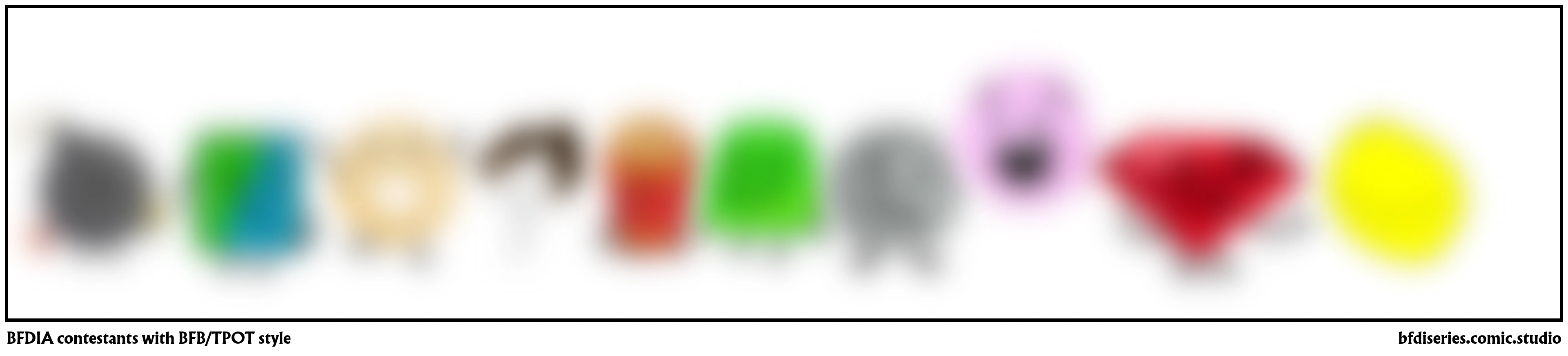 BFDIA contestants with BFB/TPOT style | Fandom