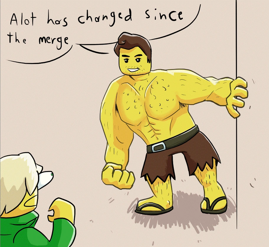 A lot has changed since the merge.. | Fandom