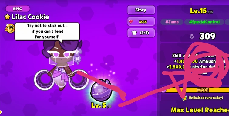 TBH it was missed oppotunity for Lilac to become an ambush cookie | Fandom