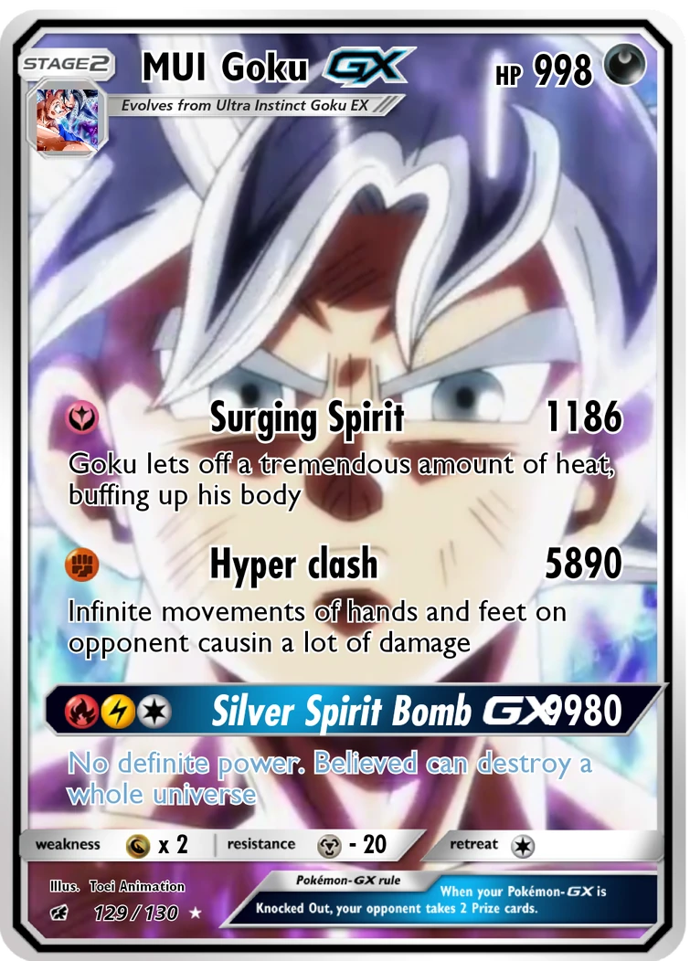 Mastered Ultra Instinct Goku card | Fandom