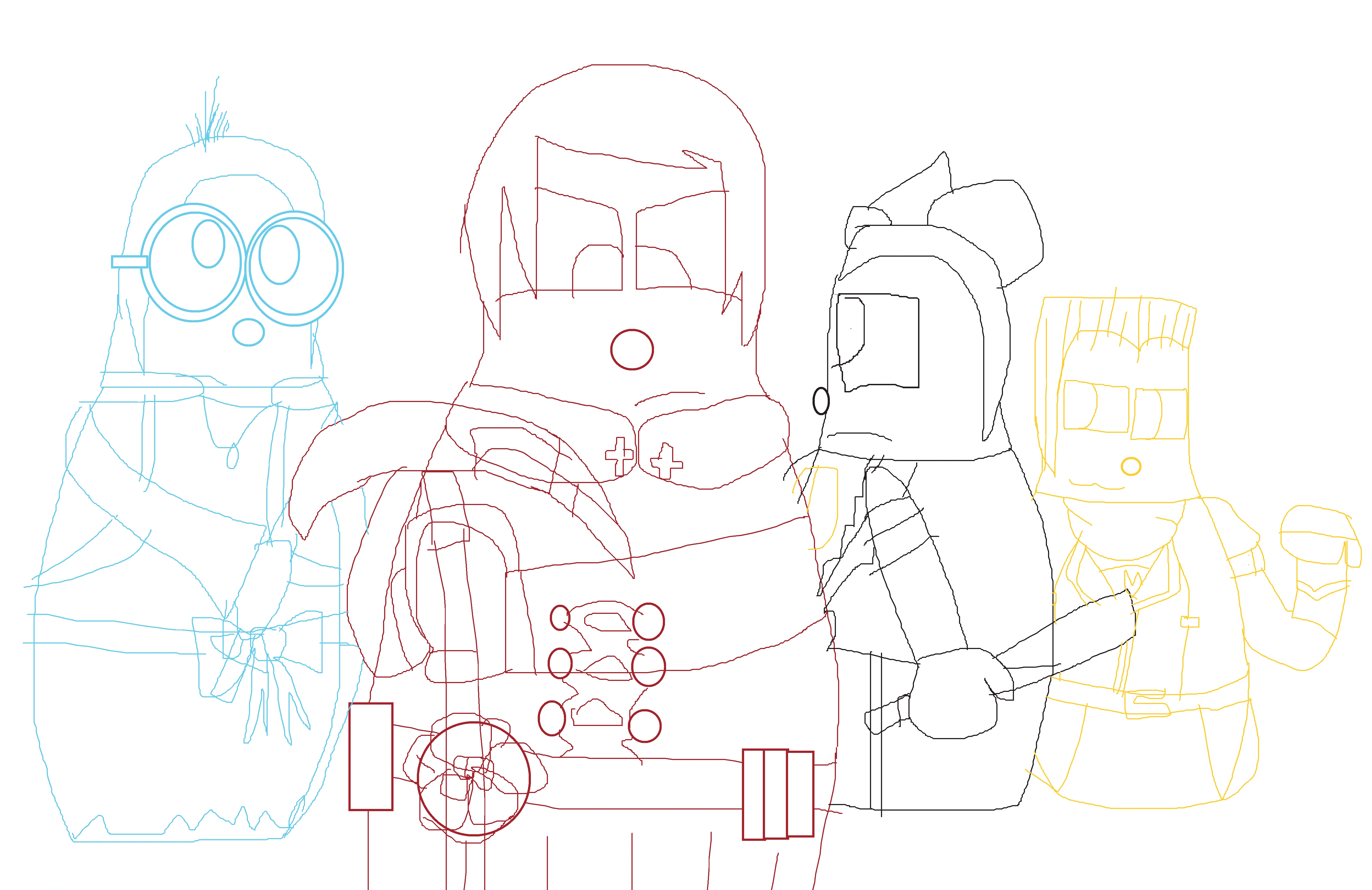 Here's a sketch of The Higgly Kids as RWBY | Fandom