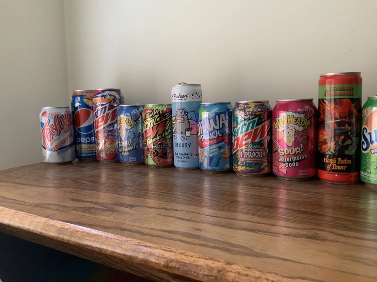 my updated soda collection | Fandom