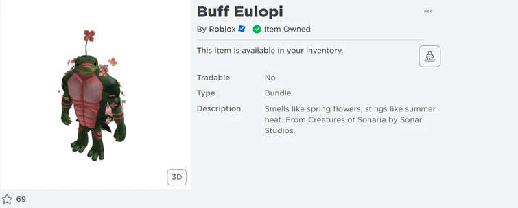 never thought that I would spend my robux on a buff eulopii | Fandom