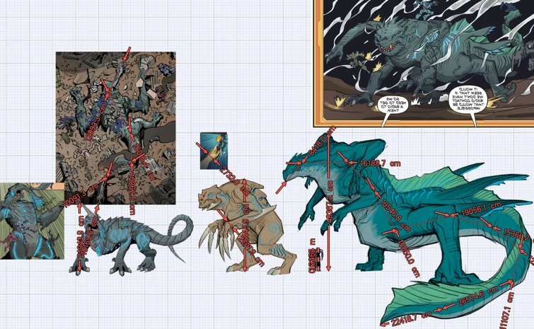 kaiju size comparison diagram | Fandom
