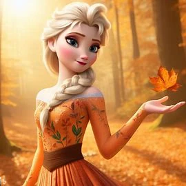 autumn elsa and anna ai ¨art¨ | Fandom