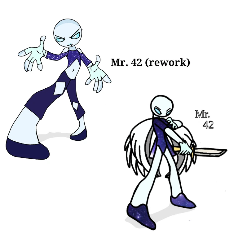 I reworked my OC, Mr. 42! | Fandom