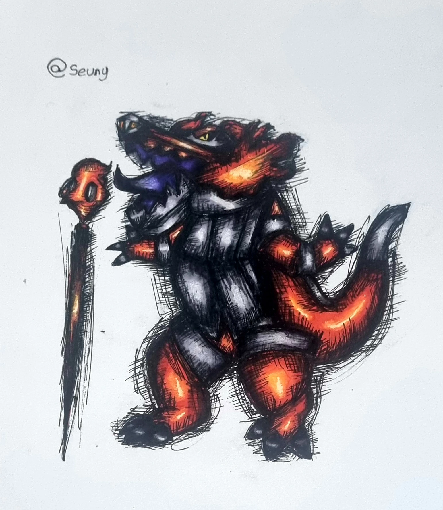 Skeledirge (Art Request) | Fandom