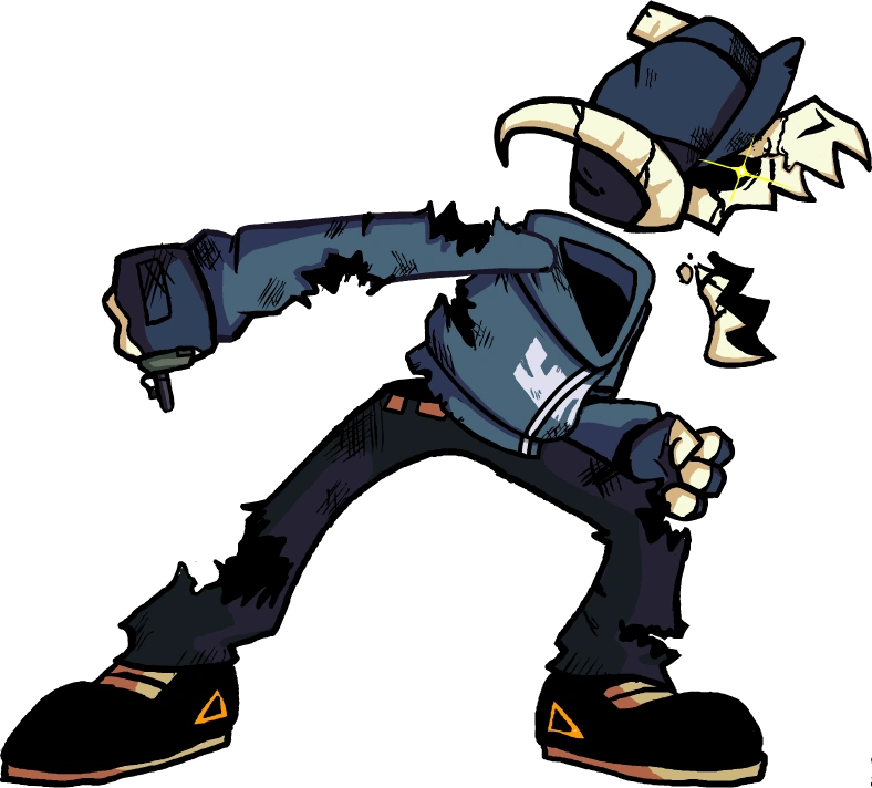 Tabi blows his head off. | Fandom