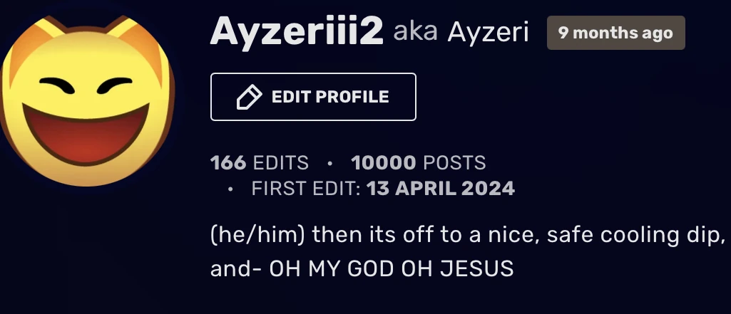 oh neat, 10k posts | Fandom
