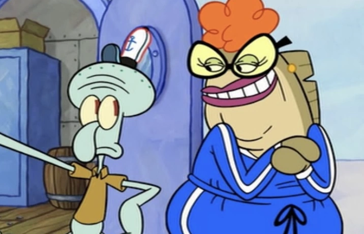 Squidward got a thing for bubble Bass's mom. | Fandom