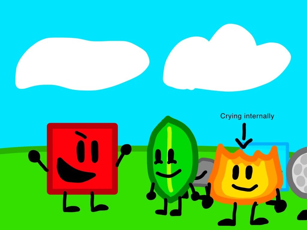 Leafy and Blocky (all by me) | Fandom