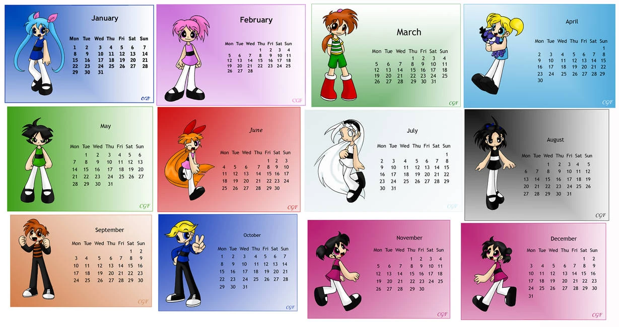 Powerpuff Calendar | Fandom